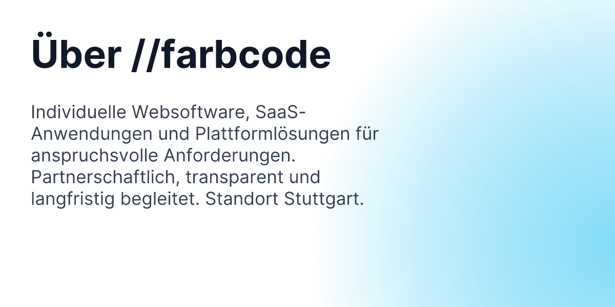 Über //farbcode - farbcode GmbH